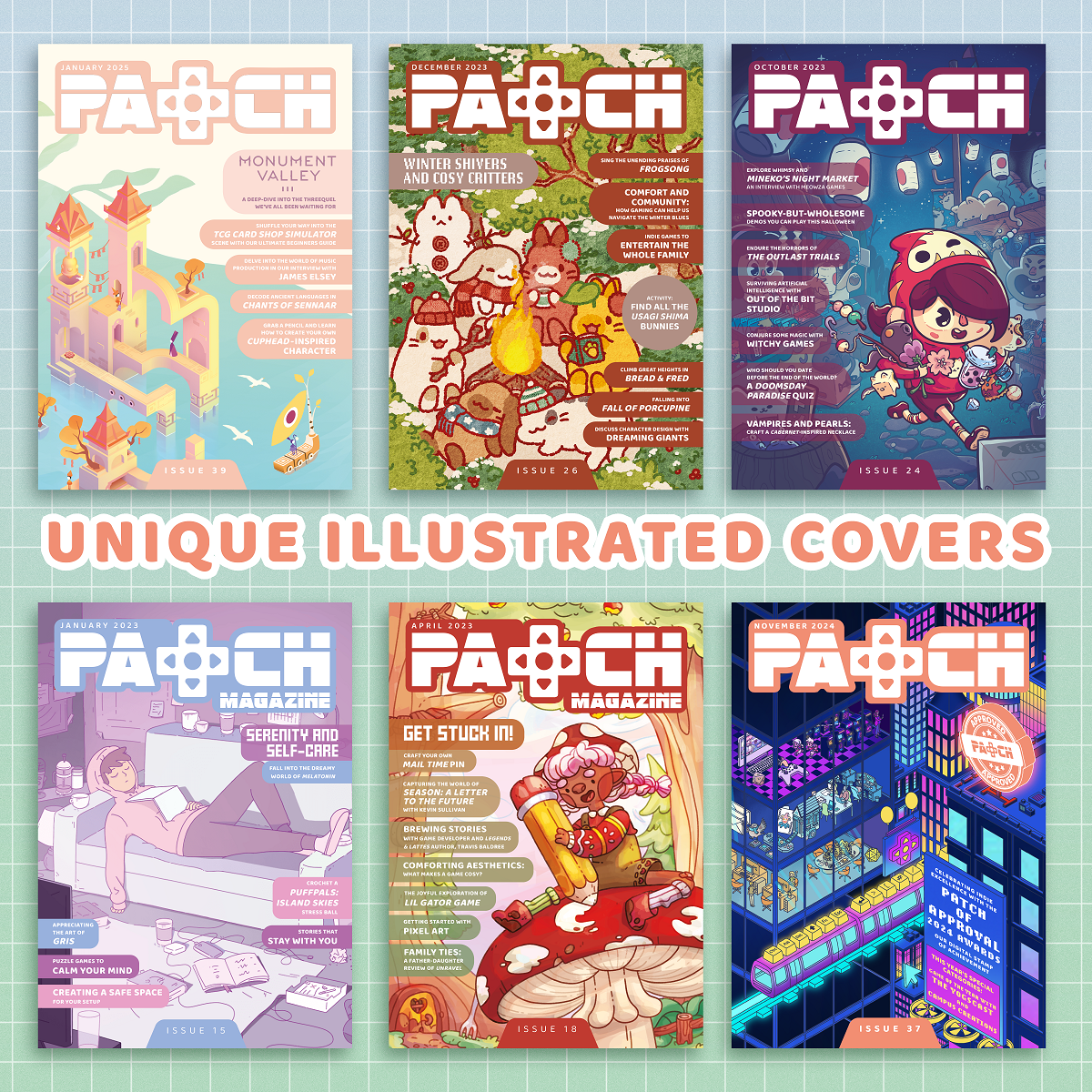 Patch Magazine | Patch Subscription | The Indie Gaming Magazine